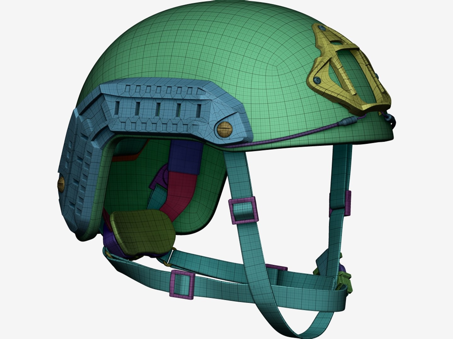 Ops Core Fast Ballistic 3D Model - TurboSquid 1481418