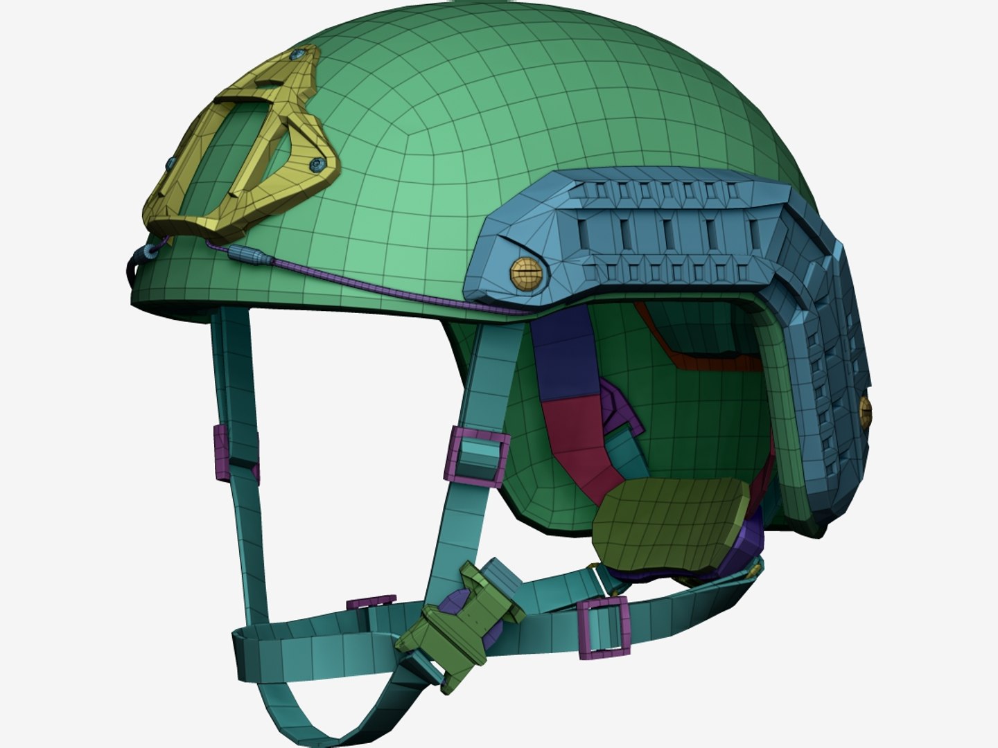 Ops Core Fast Ballistic 3D Model - TurboSquid 1481418