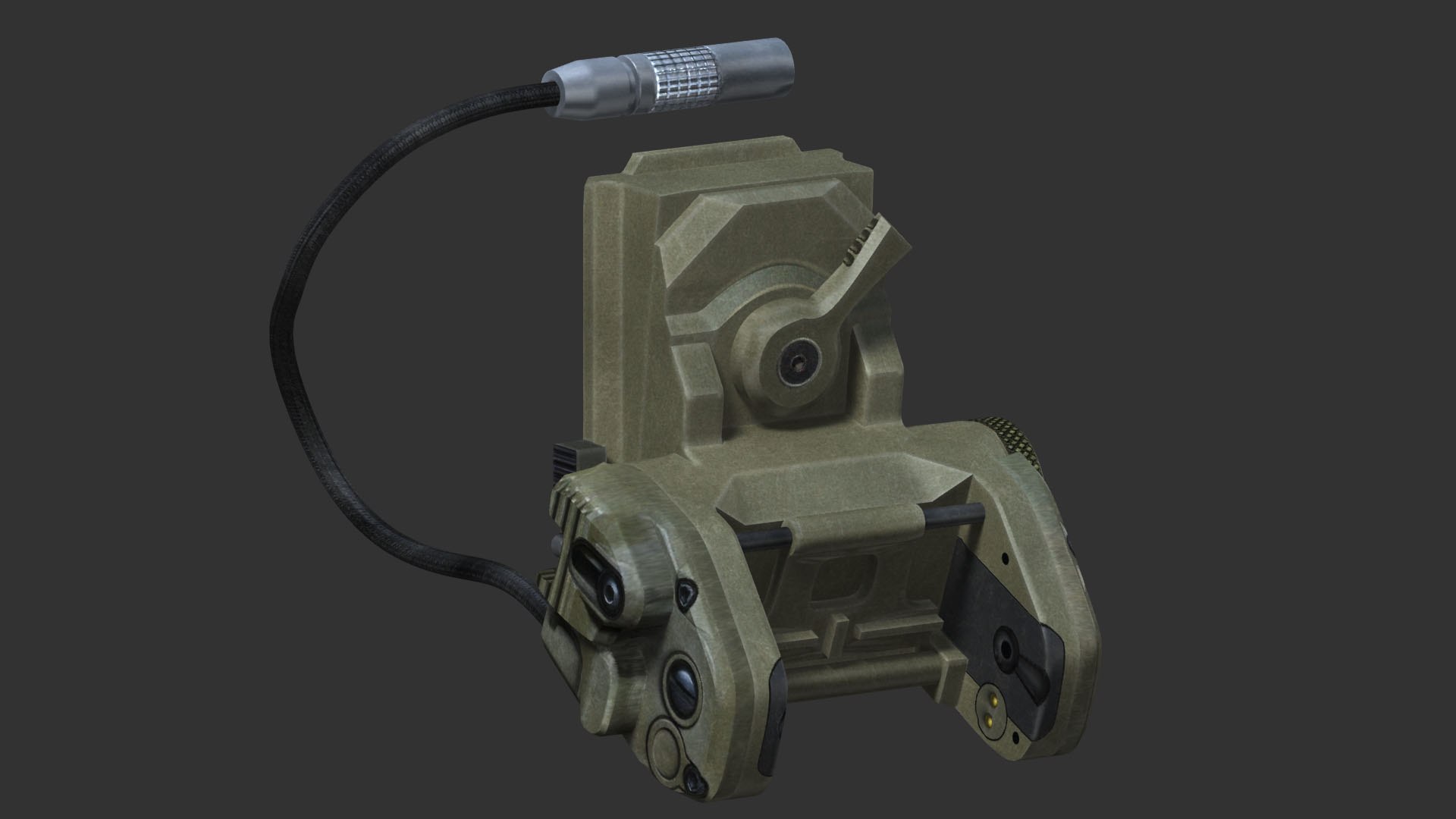 NVG Helmet Mount DPAM 3D Model - TurboSquid 1799849