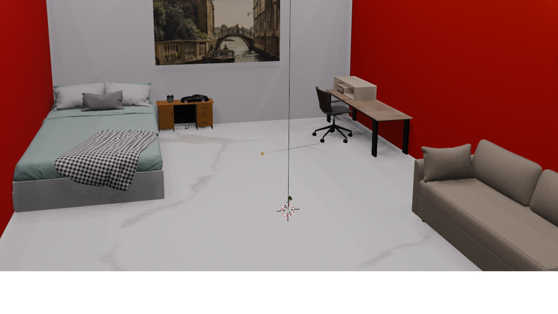 3D One Room Furniture - TurboSquid 2328971
