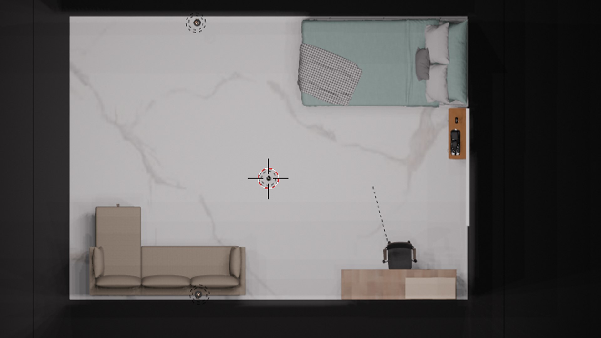 3D One Room Furniture - TurboSquid 2328971