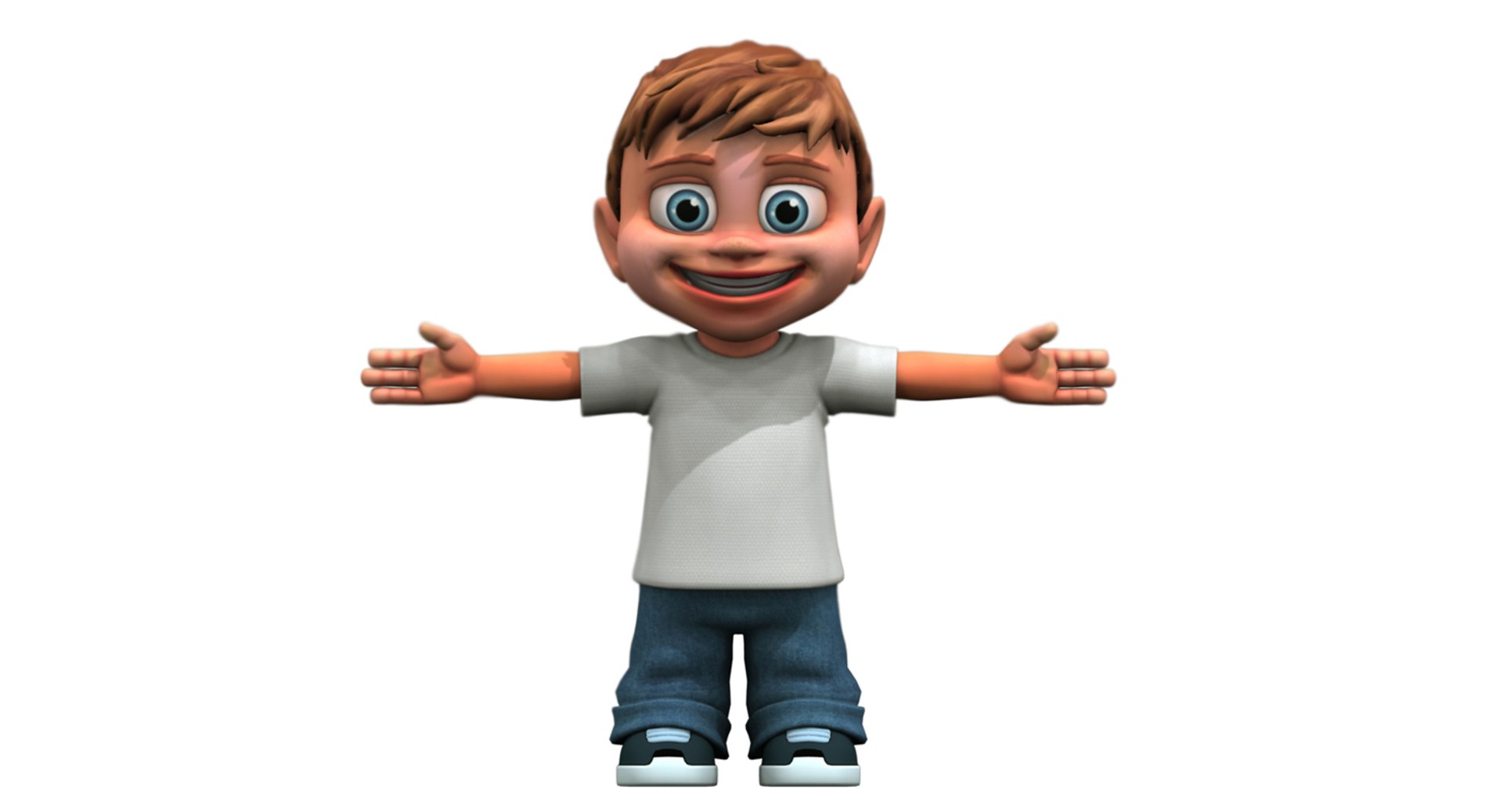Cute Child Boy Rig 3D - TurboSquid 1544783