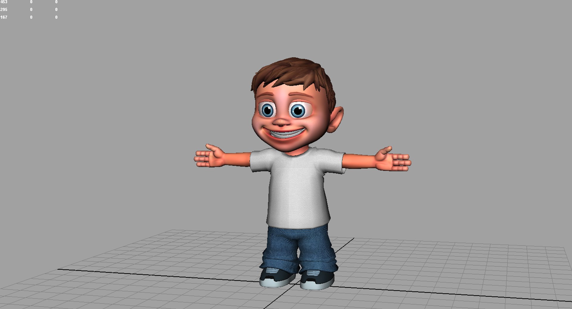 Cute Child Boy Rig 3D - TurboSquid 1544783