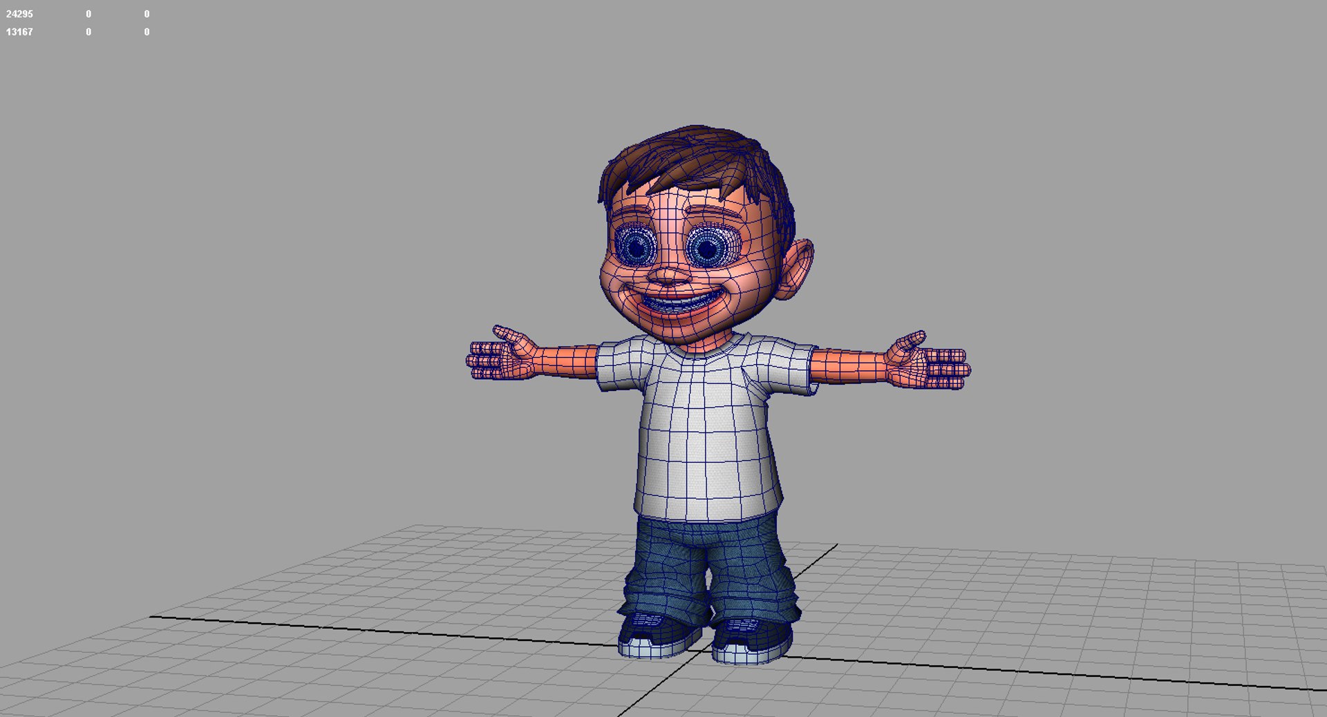 Cute Child Boy Rig 3D - TurboSquid 1544783