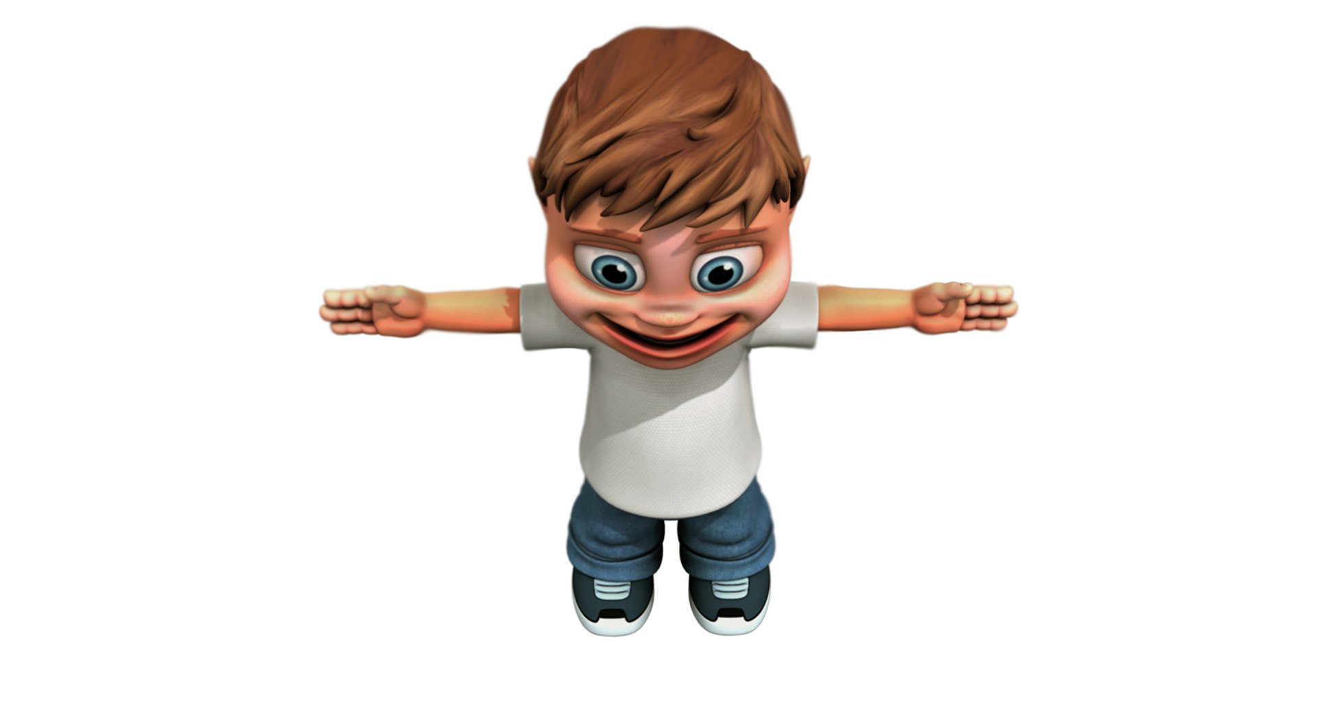 Cute Child Boy Rig 3D - TurboSquid 1544783