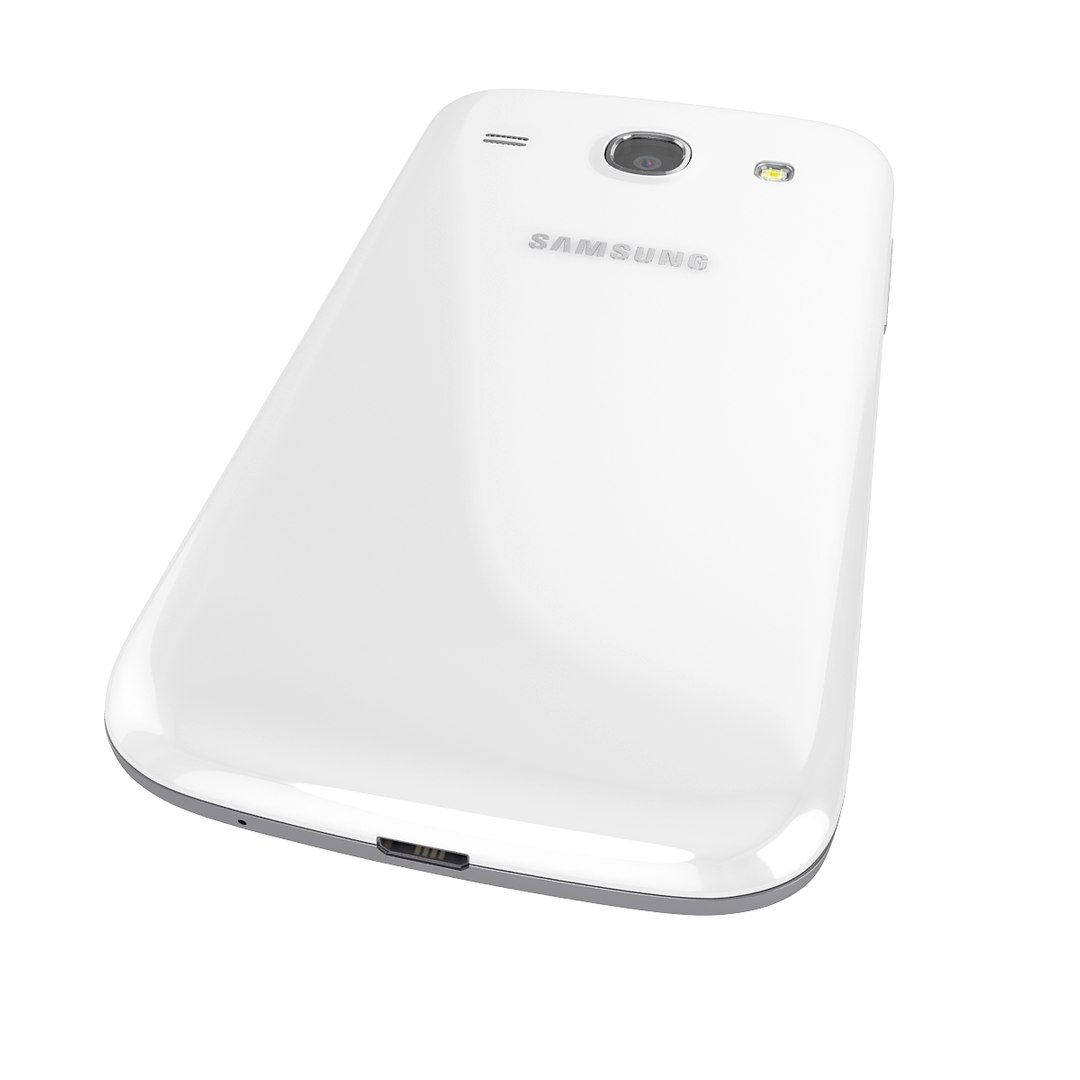 Samsung Galaxy Core Blue 3d 3ds