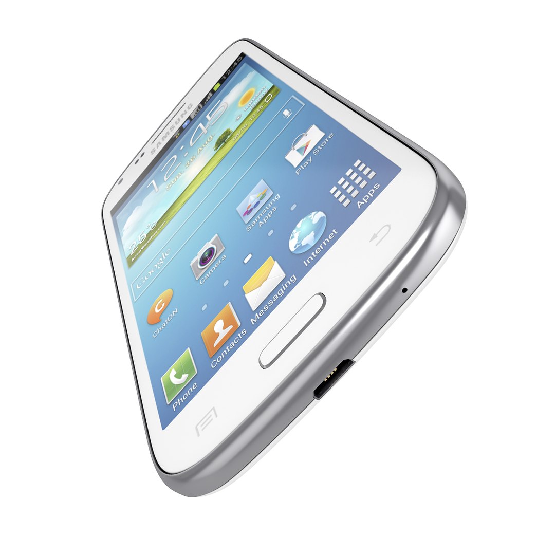 Samsung Galaxy Core Blue 3d 3ds