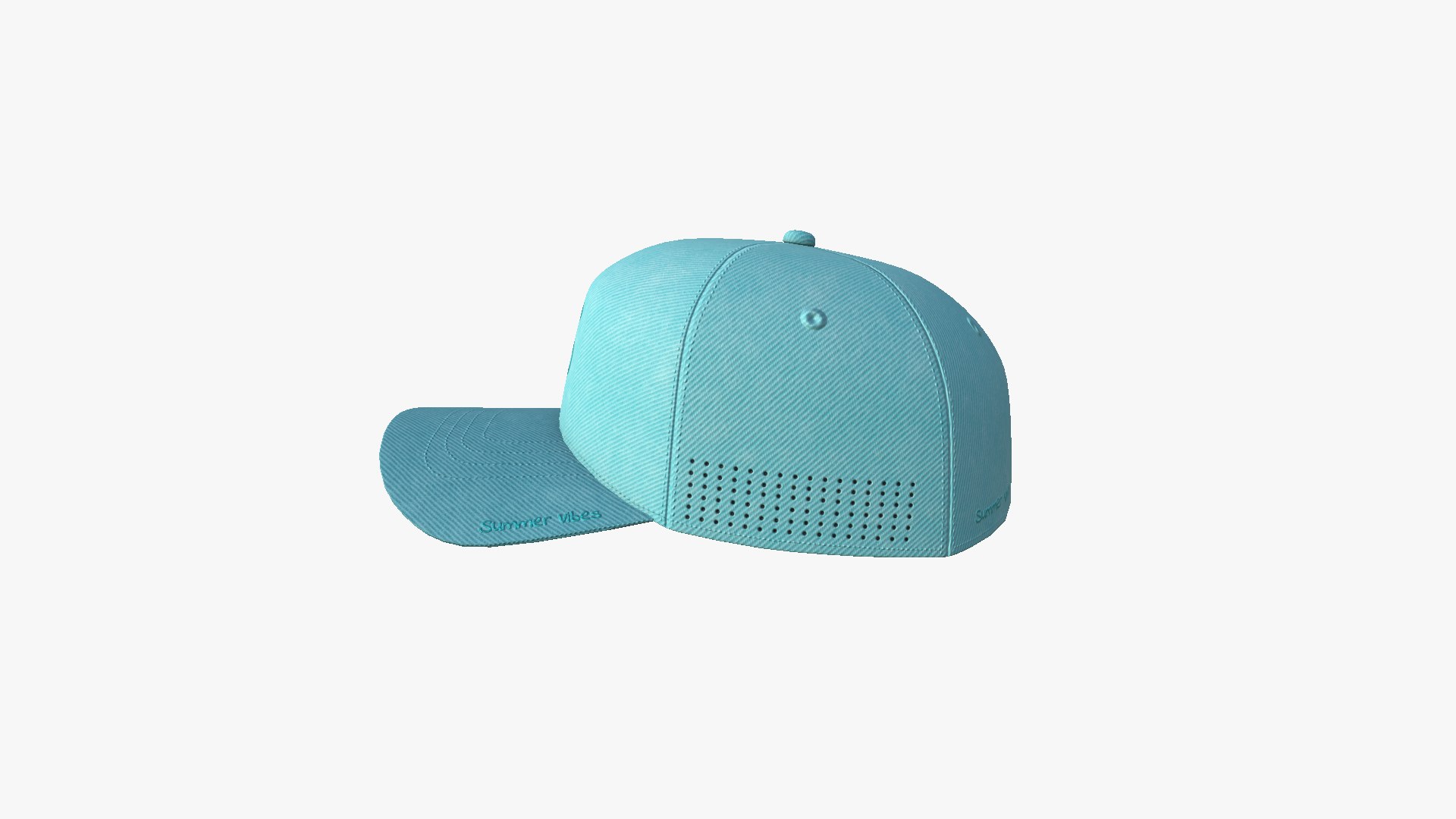 Cap A09 Light Blue - Character Fashion Design 3D model - TurboSquid 2095618