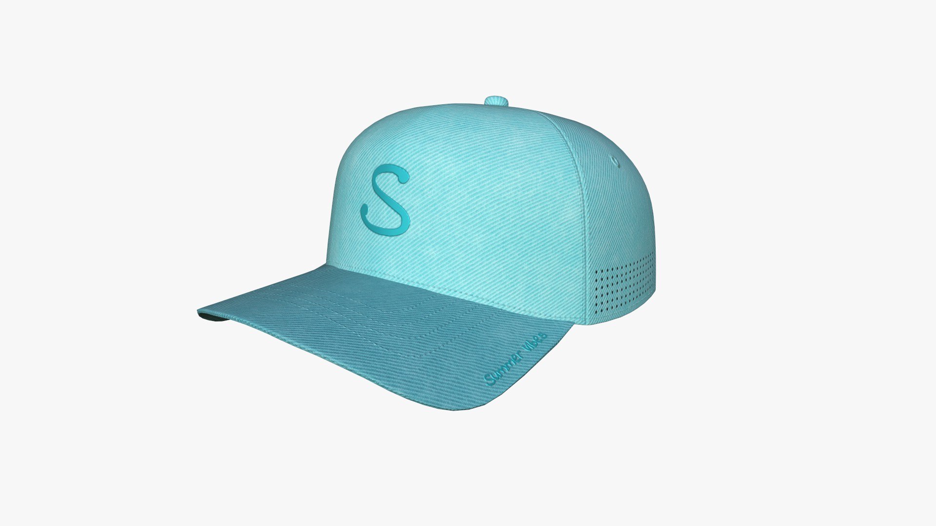 Cap A09 Light Blue - Character Fashion Design 3D model - TurboSquid 2095618