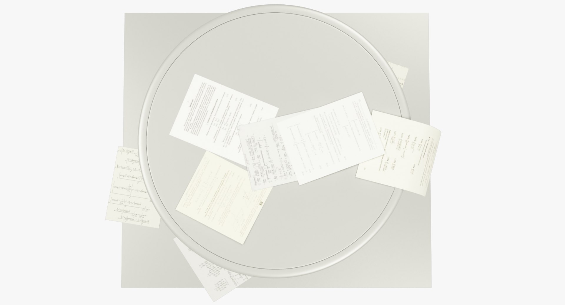 Paper Drafts Table 3D Model - TurboSquid 1243988