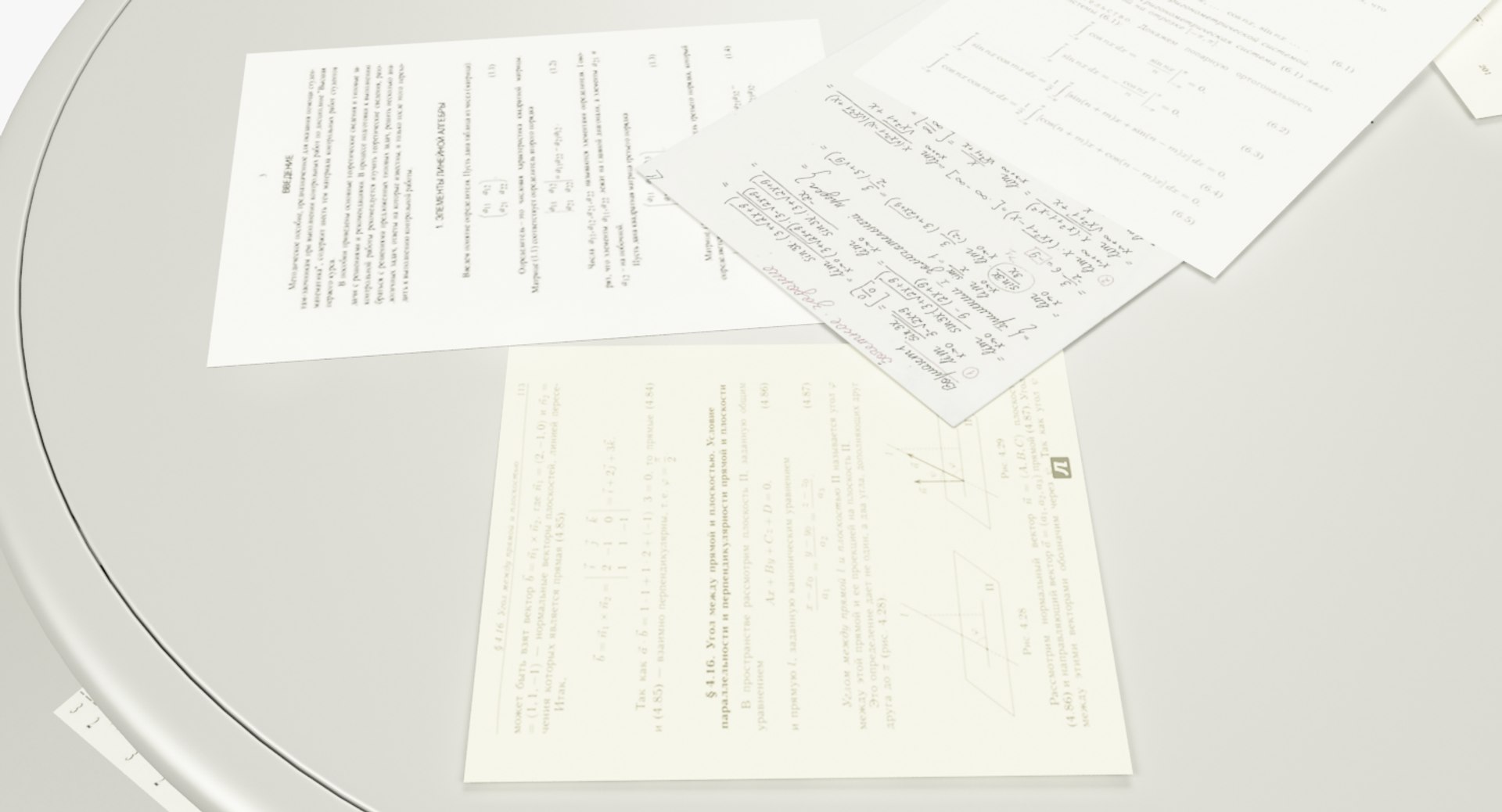 Paper Drafts Table 3D Model - TurboSquid 1243988