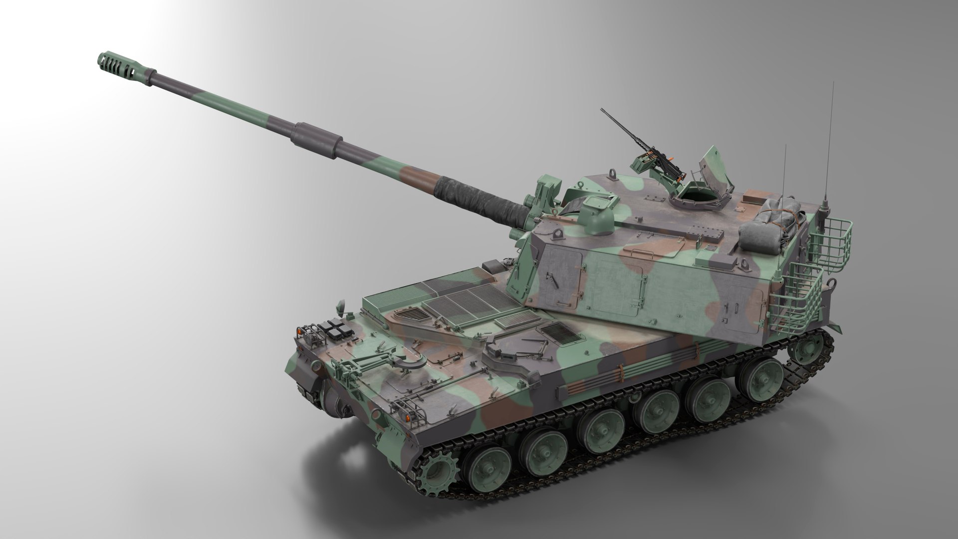 K9 Thunder Howitzer Rigged 3D - TurboSquid 2219822