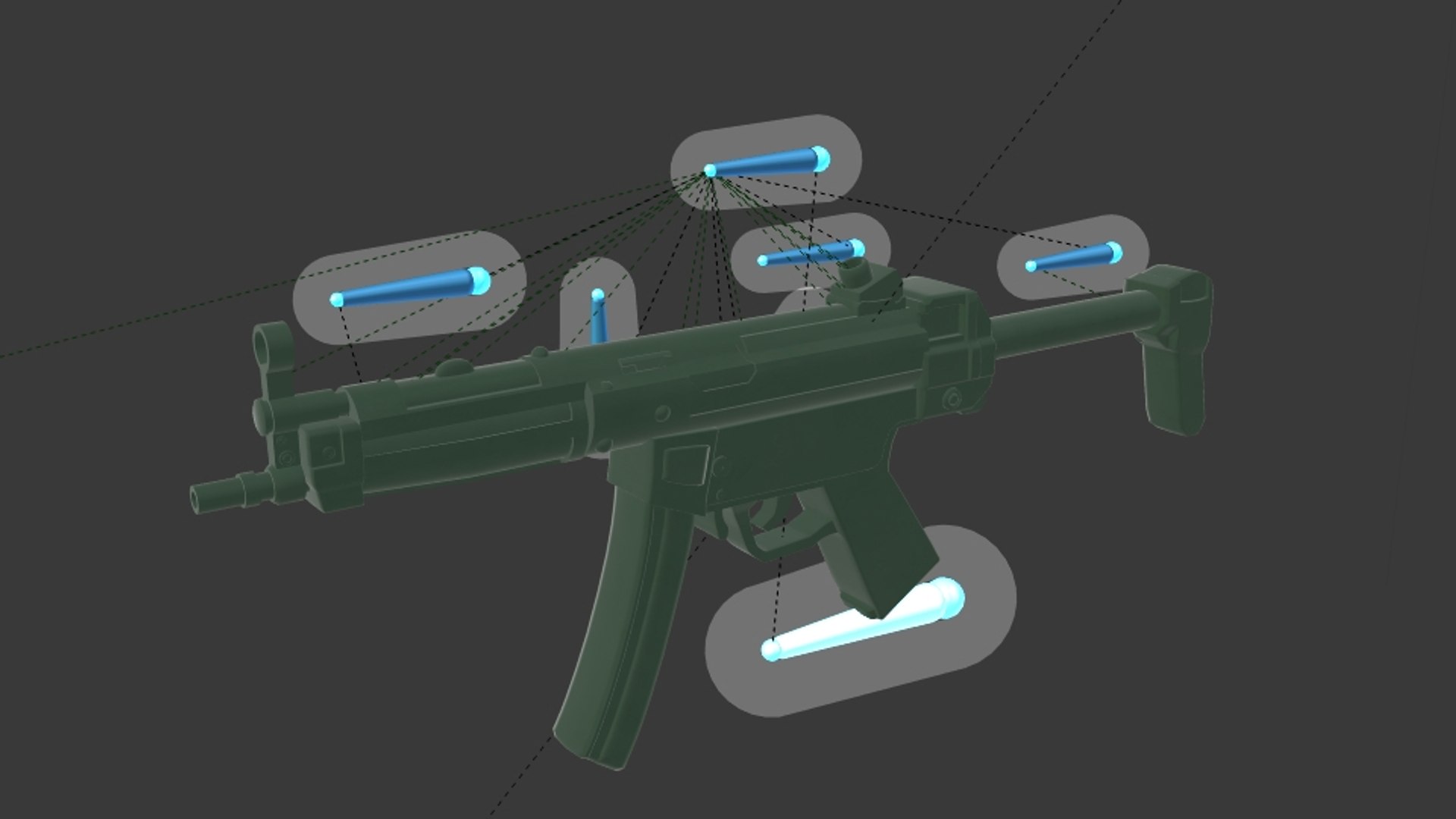 Mp5 rig 3D model - TurboSquid 1280372