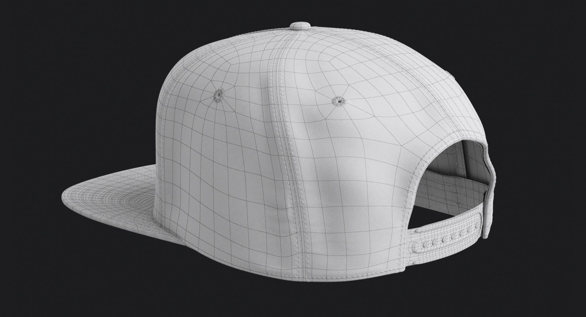 3D Baseball Cap Snapback model - TurboSquid 1853822