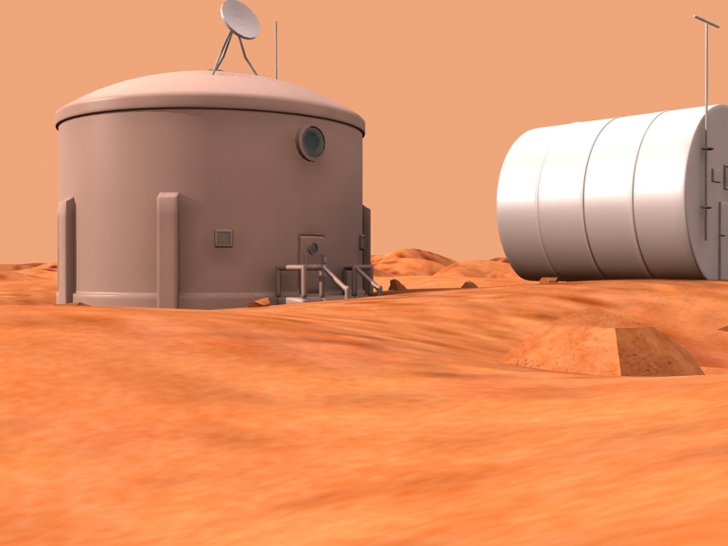 3D Model Mars Base | 1148844 | TurboSquid