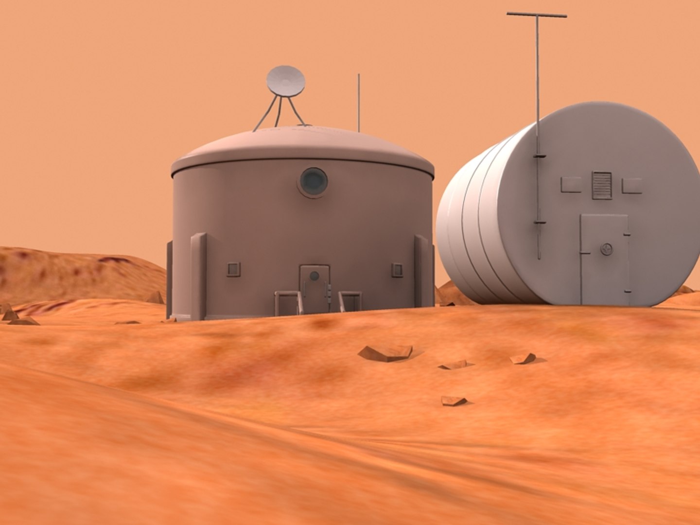 3D Model Mars Base | 1148844 | TurboSquid
