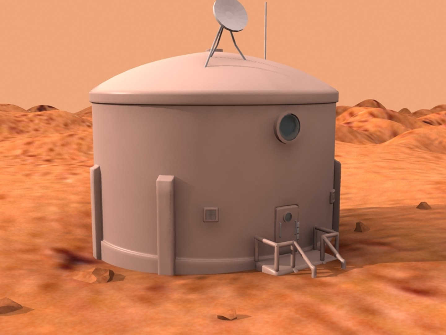 3D Model Mars Base | 1148844 | TurboSquid