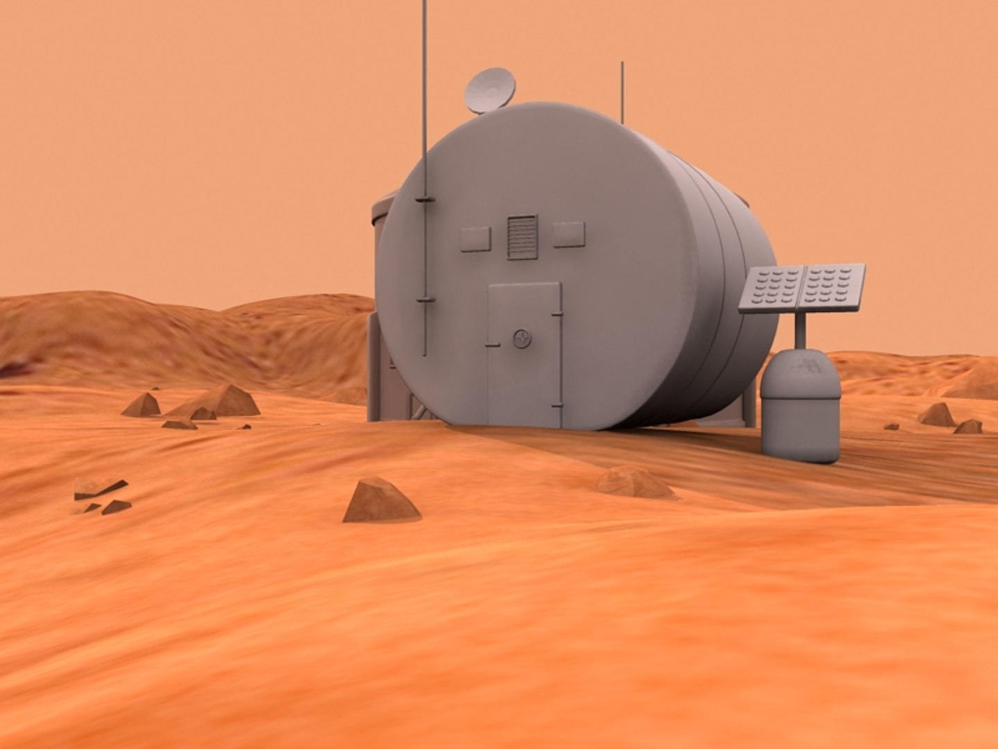 3D Model Mars Base | 1148844 | TurboSquid
