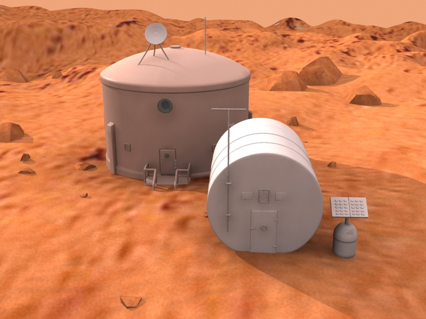 3D Model Mars Base | 1148844 | TurboSquid