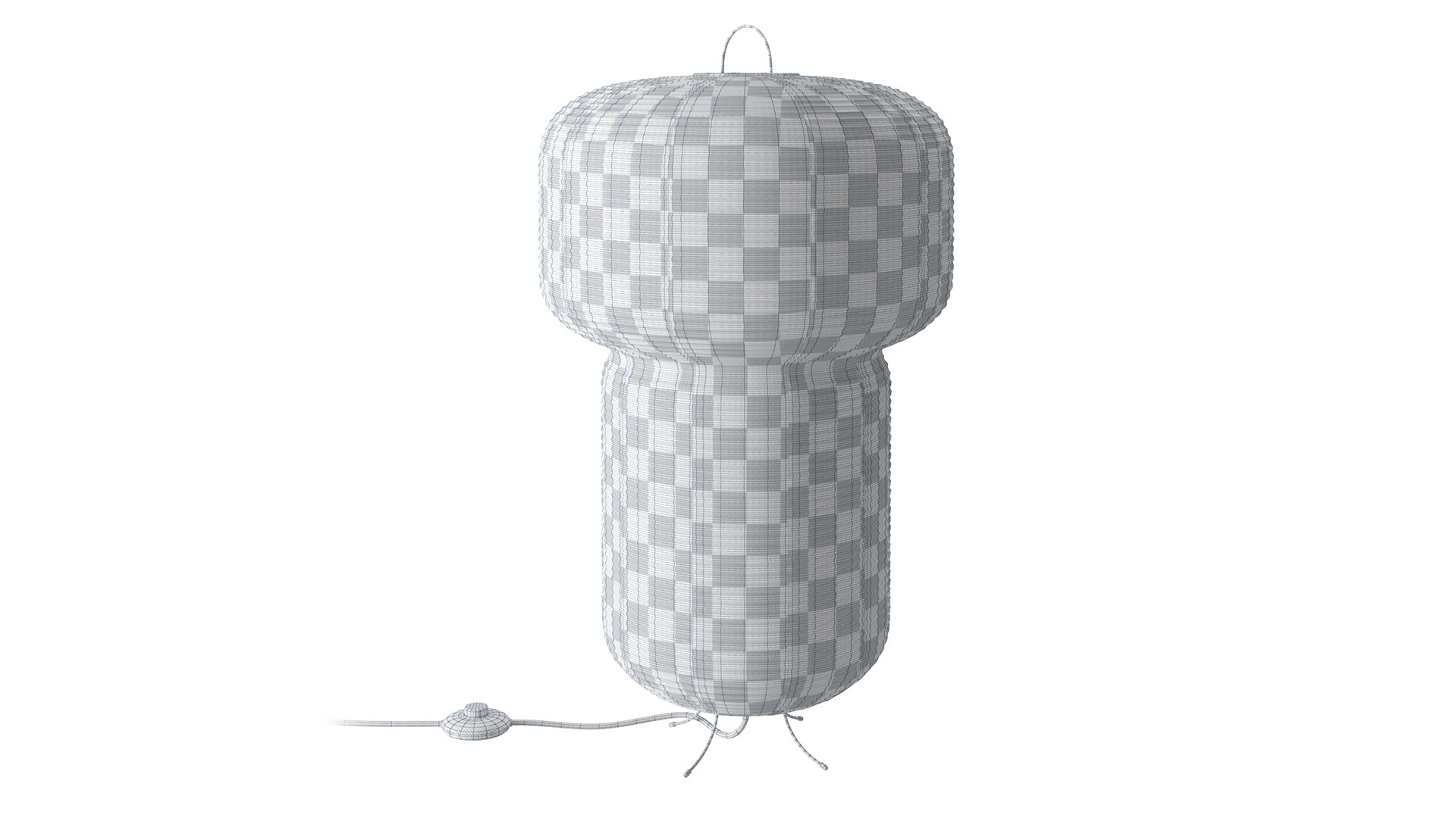 HM Rice Paper Floor Lamp 3D Model - TurboSquid 2195394