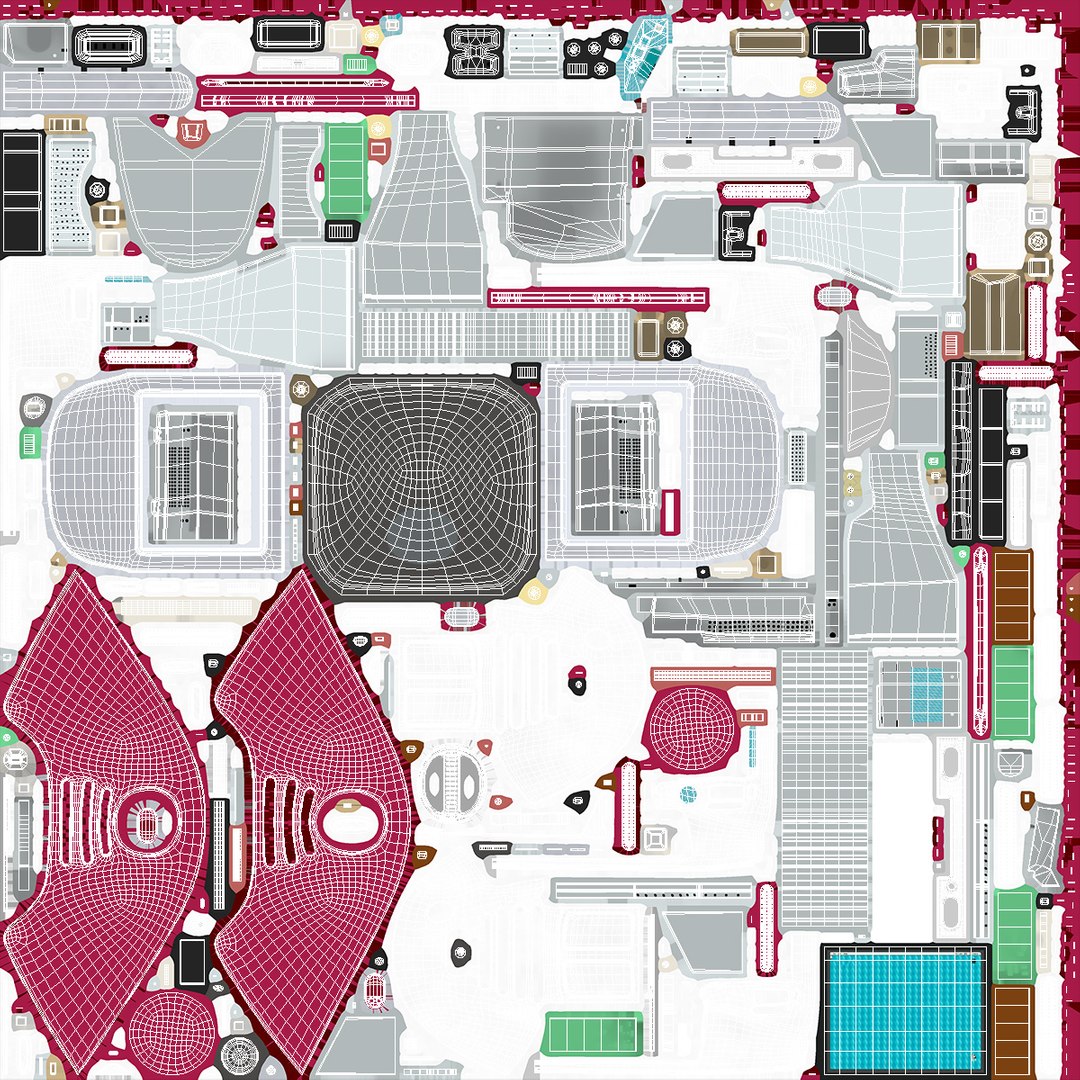 3D Retro All-in-One Computer Red - TurboSquid 2382550