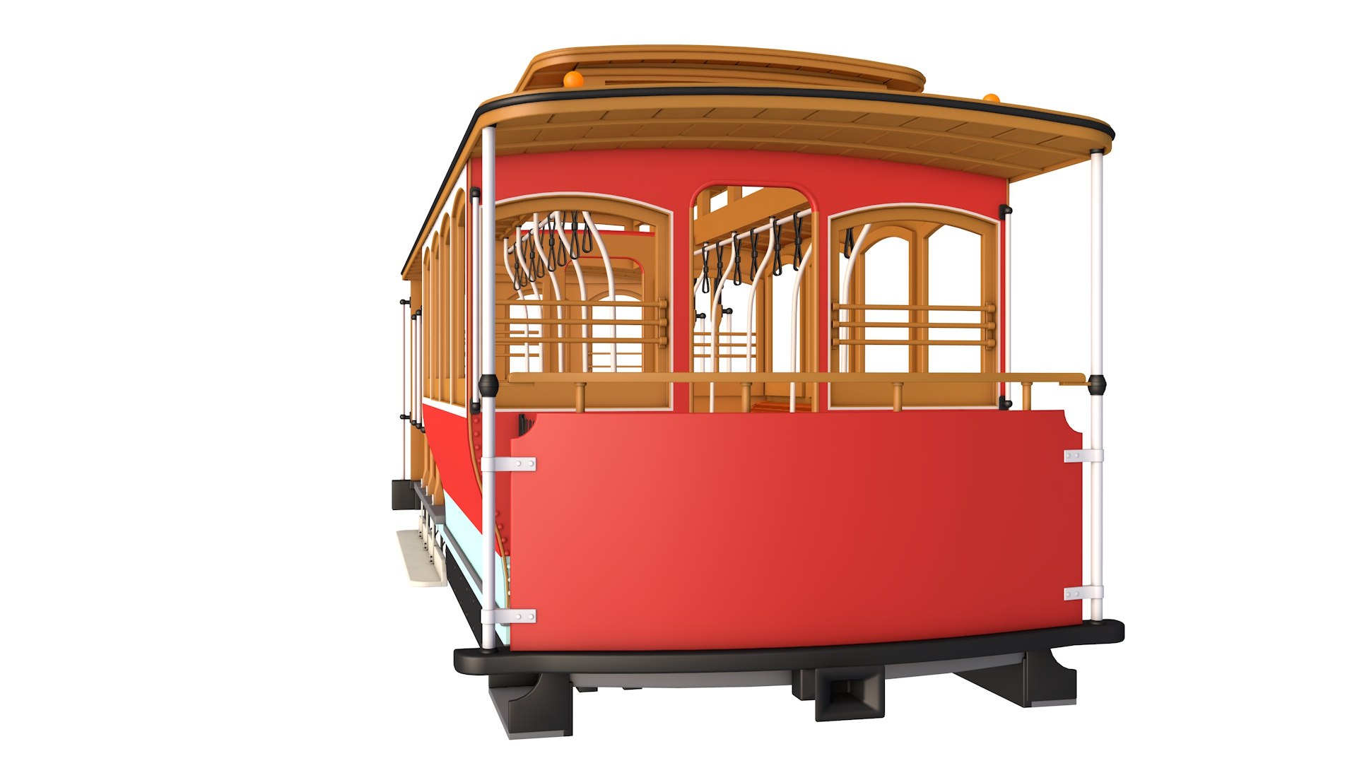 San Francisco Cable Car 3D Model - TurboSquid 1768895