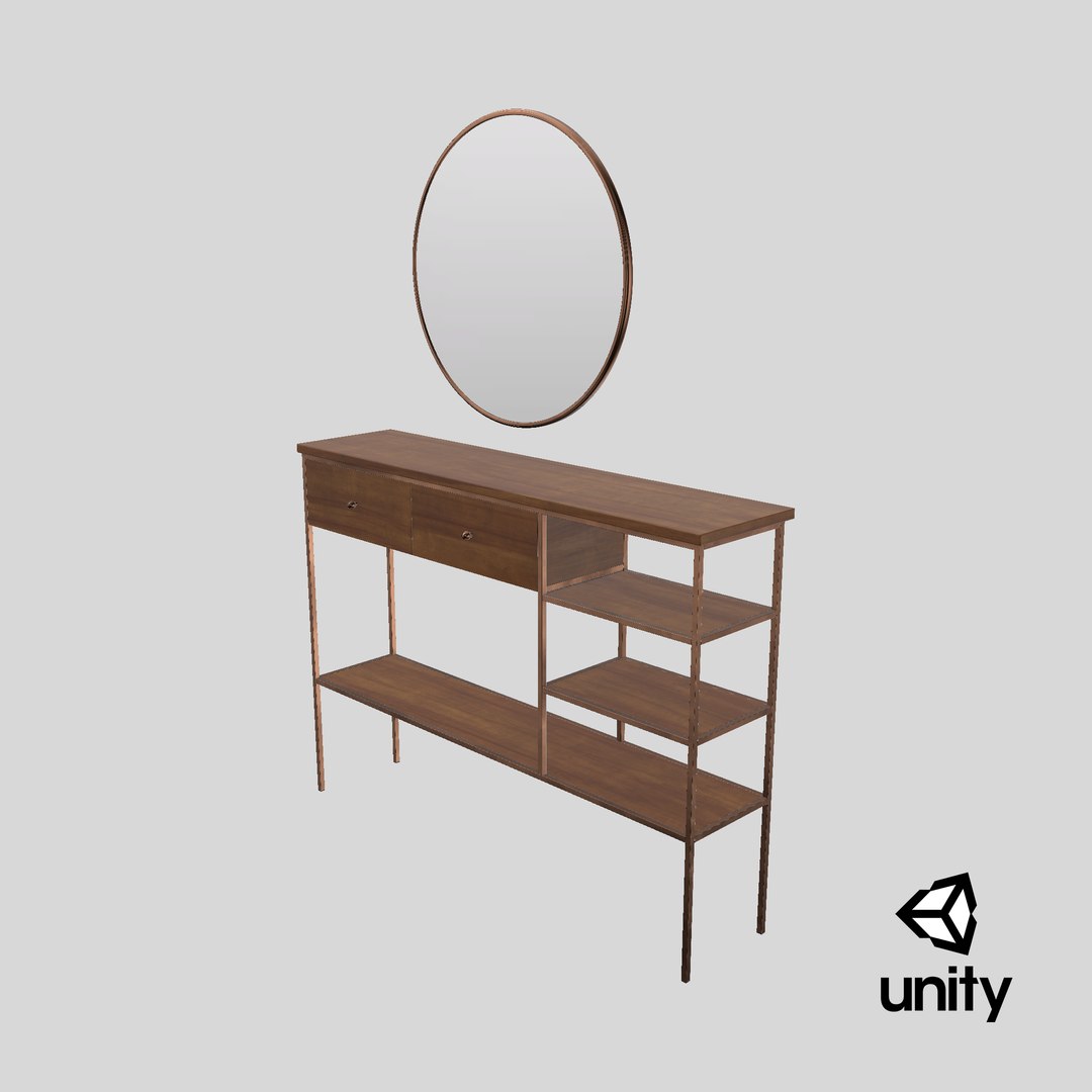 3D Console Table Model - TurboSquid 1446722