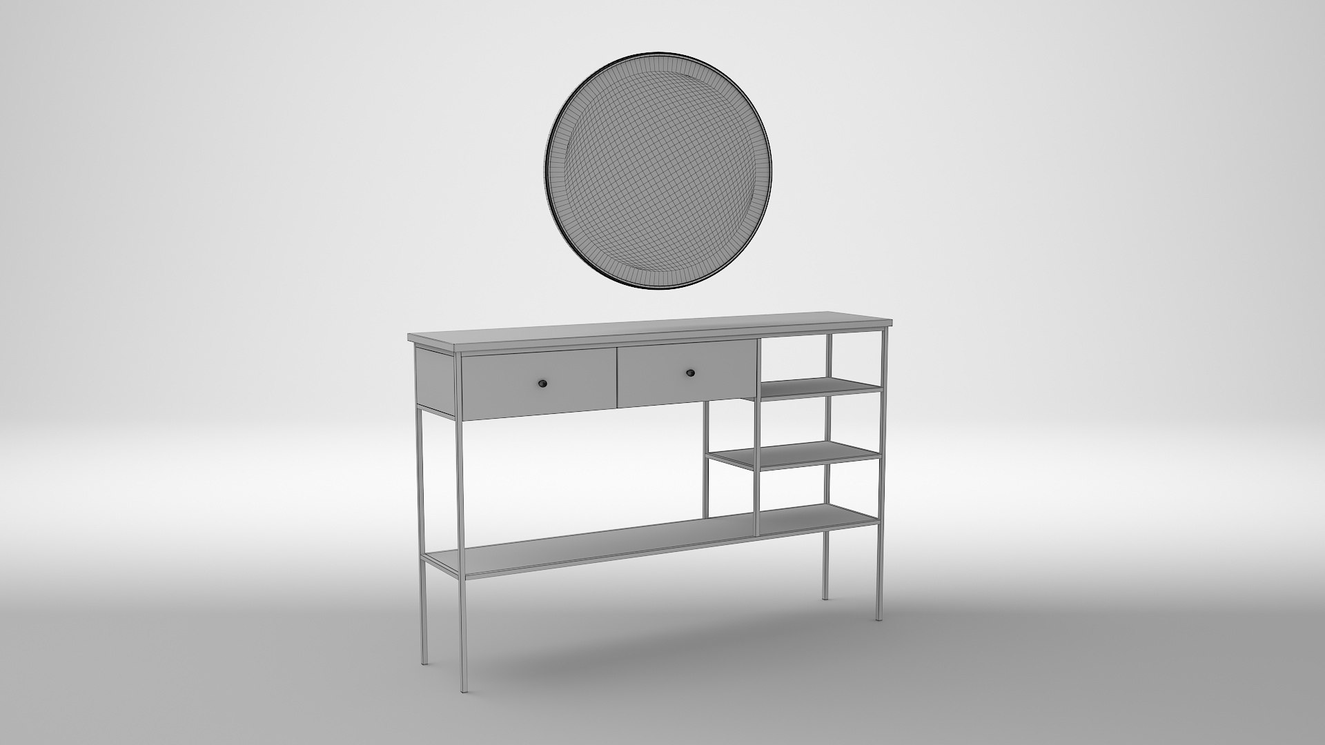 3D console table model - TurboSquid 1446722