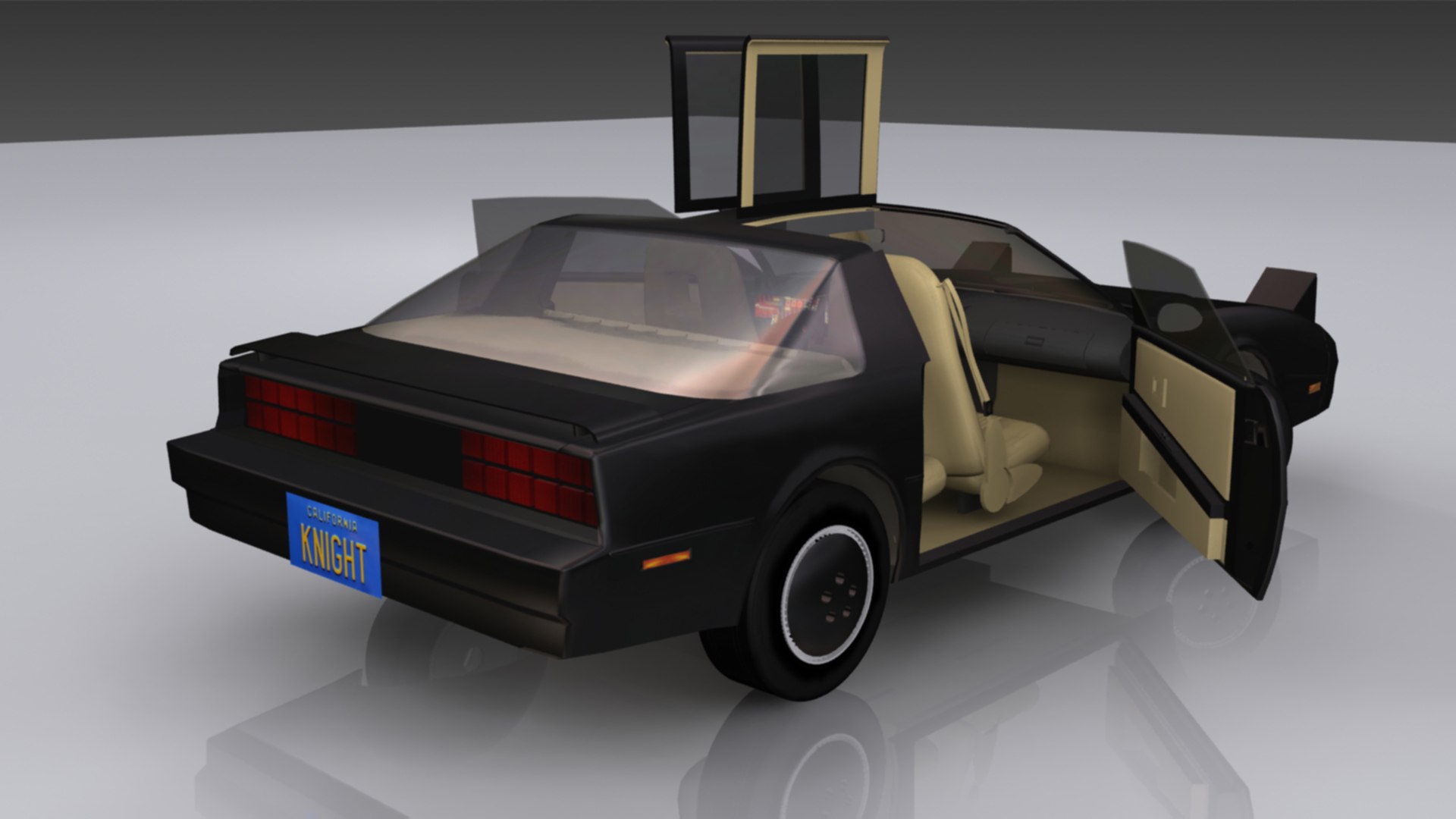 3D Cars KITT And KARR Knight Rider Model - TurboSquid 2263011