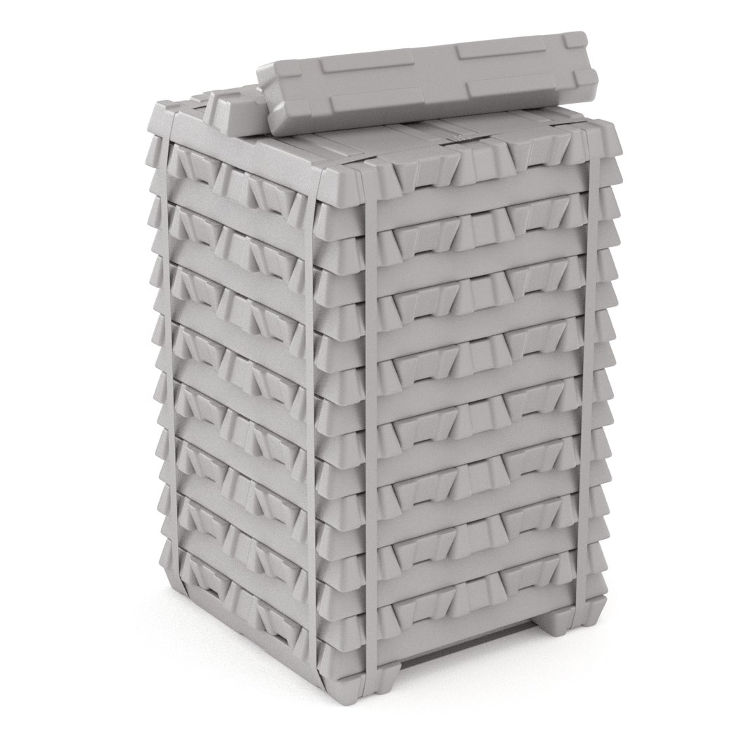 3D Alloy Ingot - TurboSquid 1421658