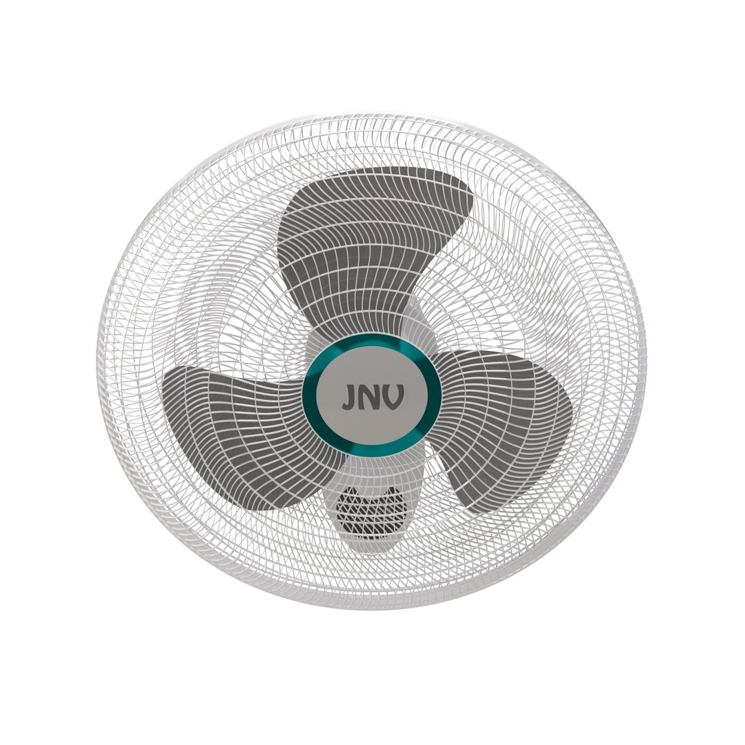 002 White Plastic Wall Fan Model - TurboSquid 2068666