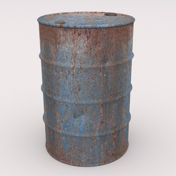modelo 3d Viejo Barril Industrial 01 - TurboSquid 1798488