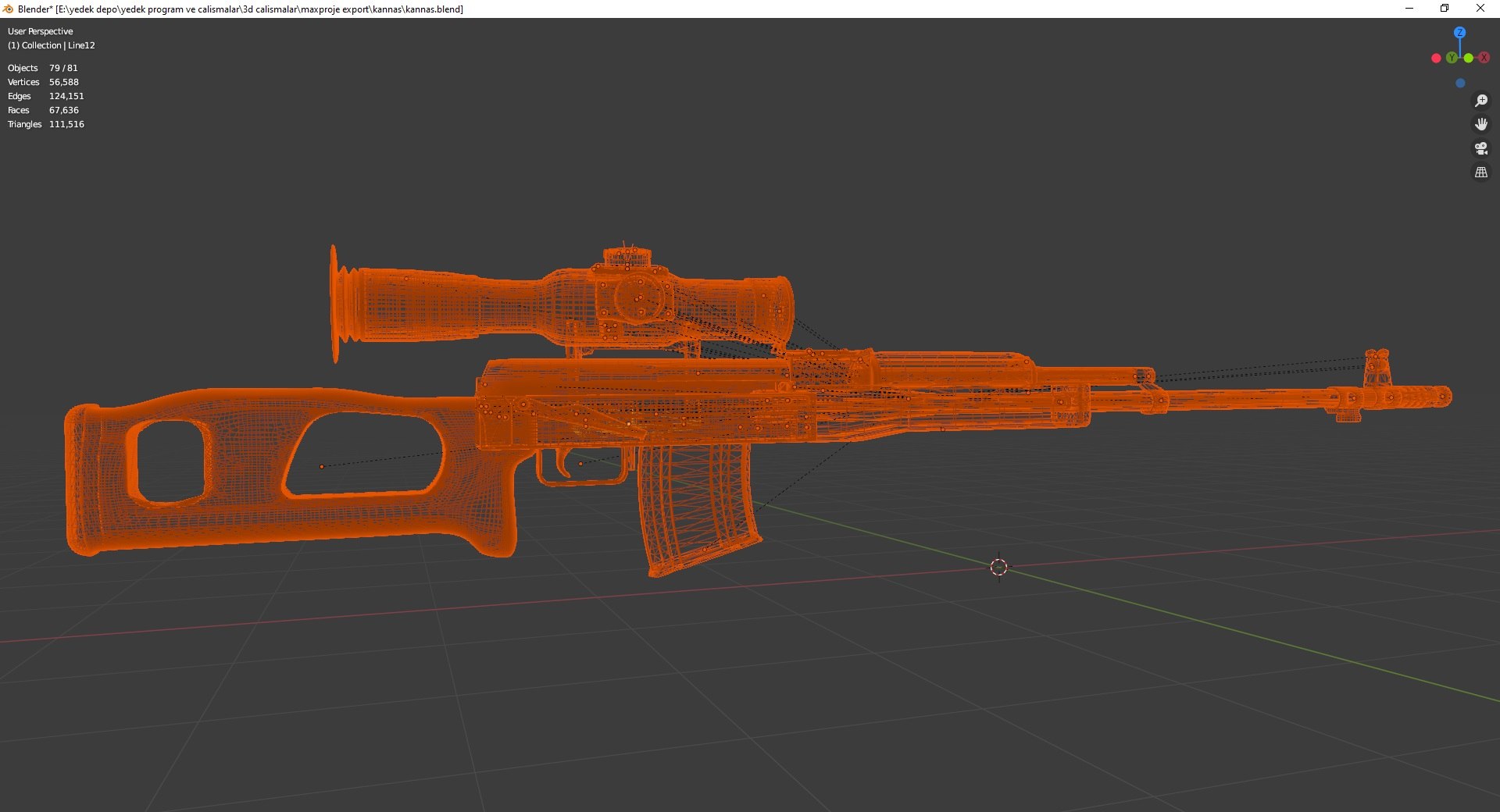 Free 3D Gun - TurboSquid 1694713
