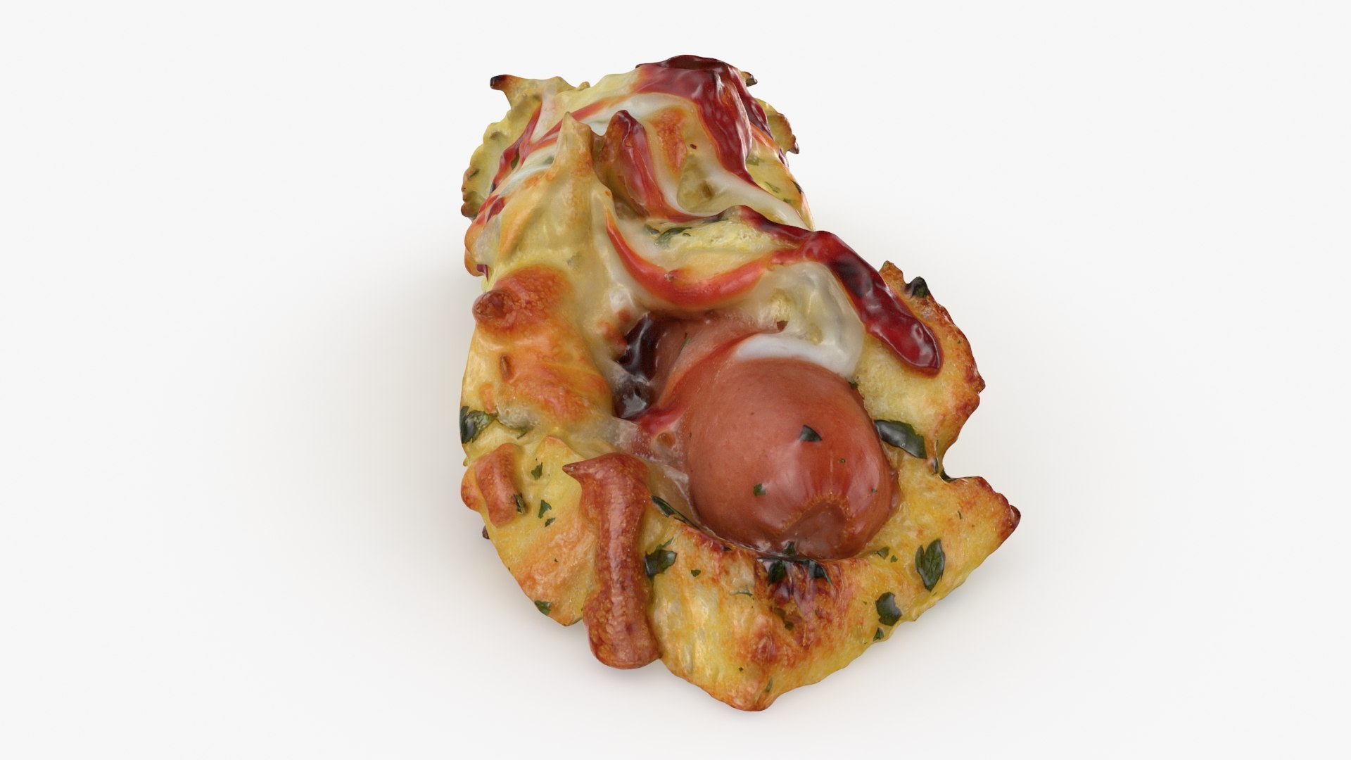 3D Sausage Bread Model - TurboSquid 2165825