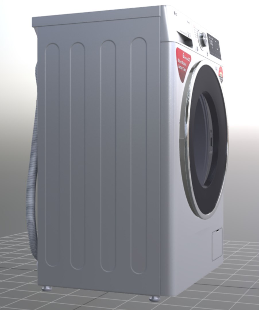 3D LG 6 Kg Fully-Automatic Front Loading Washing Machine 5 Star - TurboSquid 2143686