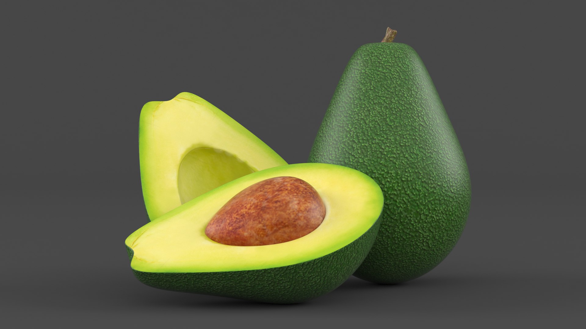 3D Avocado Model - TurboSquid 1960147