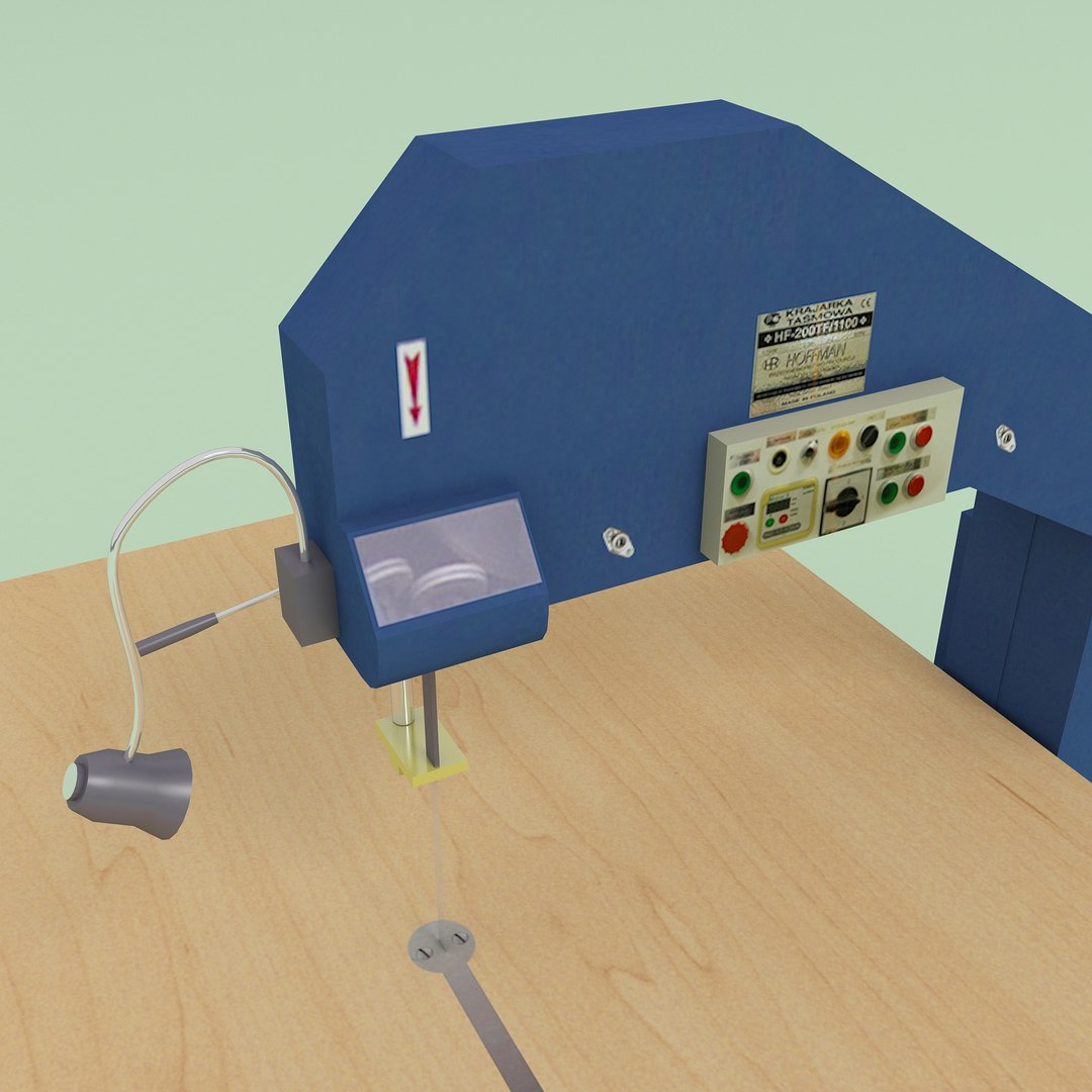 Industrial Strip Cutting Machine 3D Model - TurboSquid 1315577