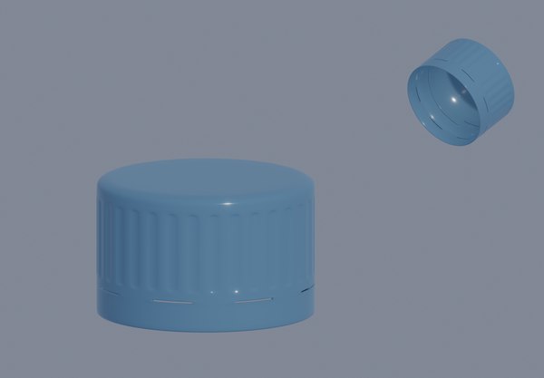 modelo 3d Plastic Bottle Cap - TurboSquid 2058664