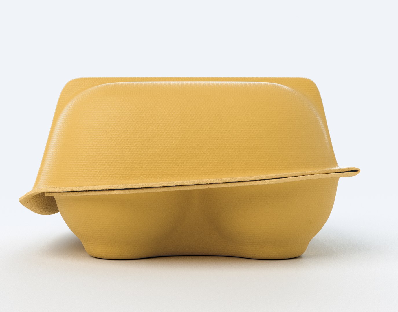 Egg Box Half Dozen Model - TurboSquid 2248609
