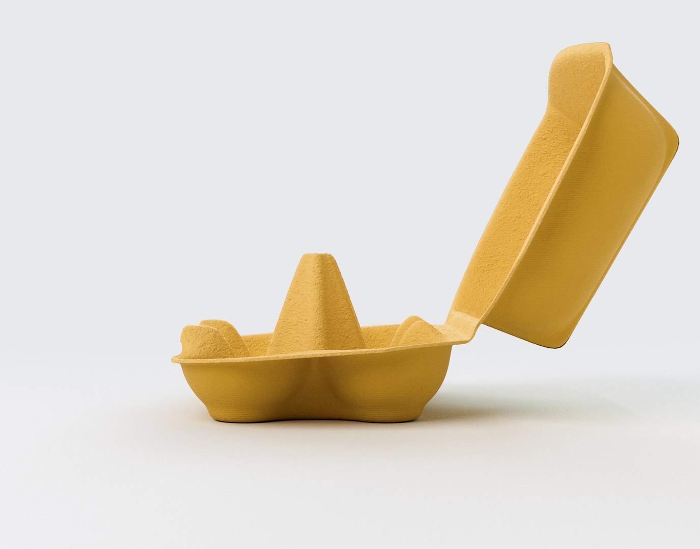 Egg Box Half Dozen Model - TurboSquid 2248609