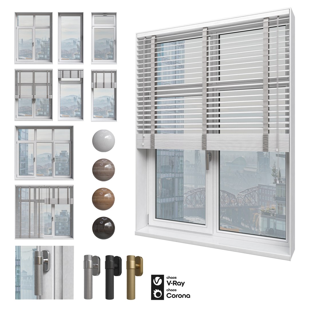 3D Window Collection Part 15 Model - TurboSquid 2346091