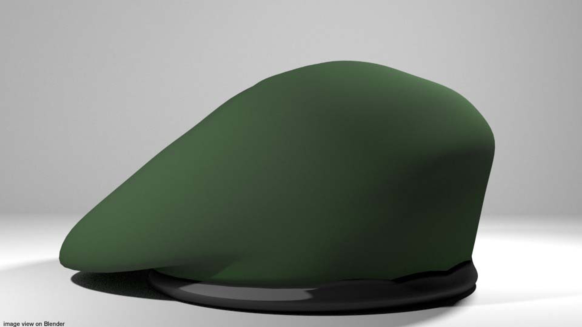 Beret 3D model - TurboSquid 1239738