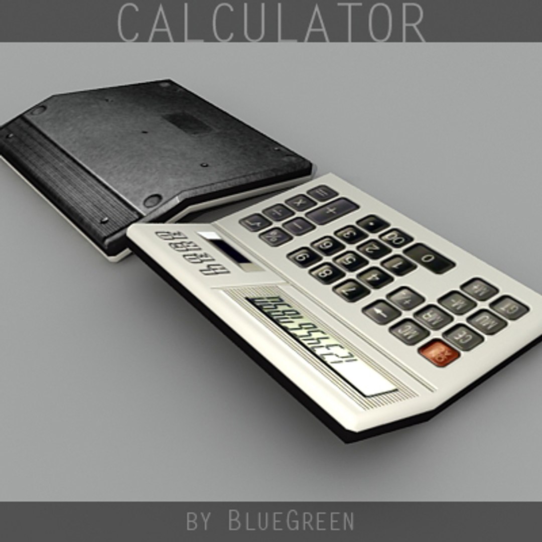 3d Calculator Model