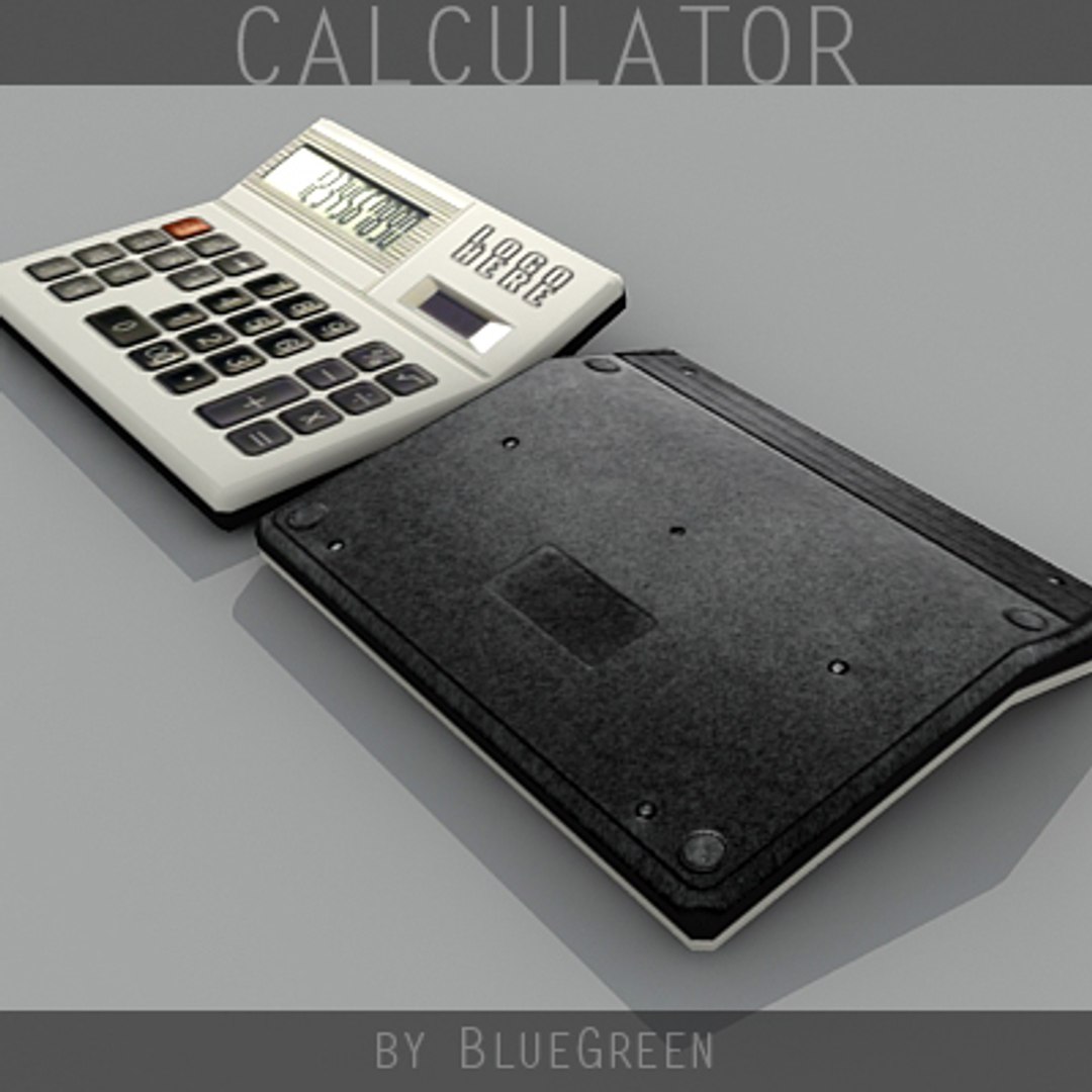 3d Calculator Model