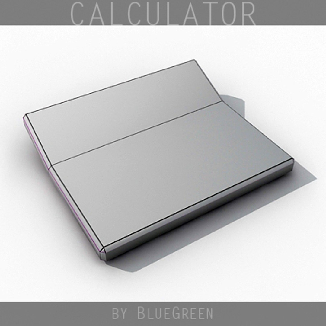 3d Calculator Model