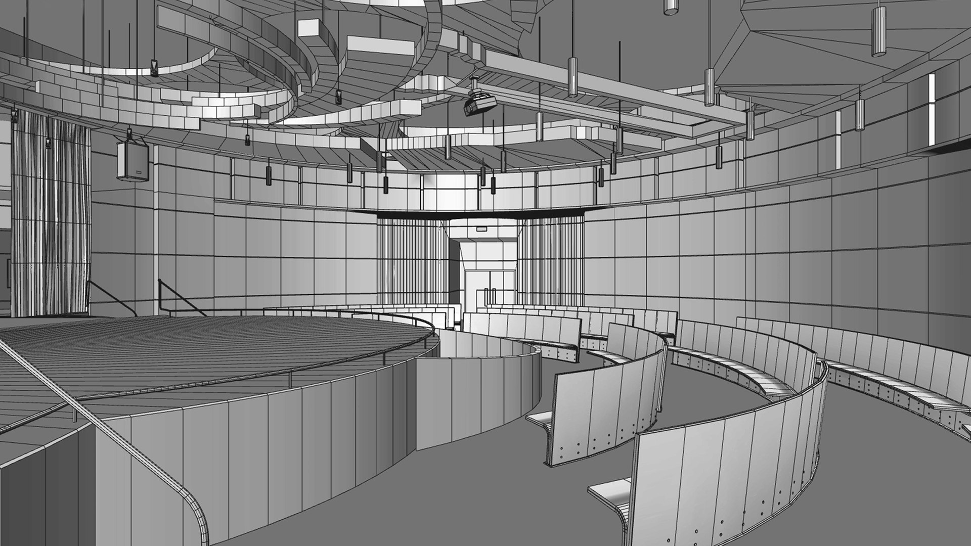 3D Auditorium 03 Model - TurboSquid 2048569