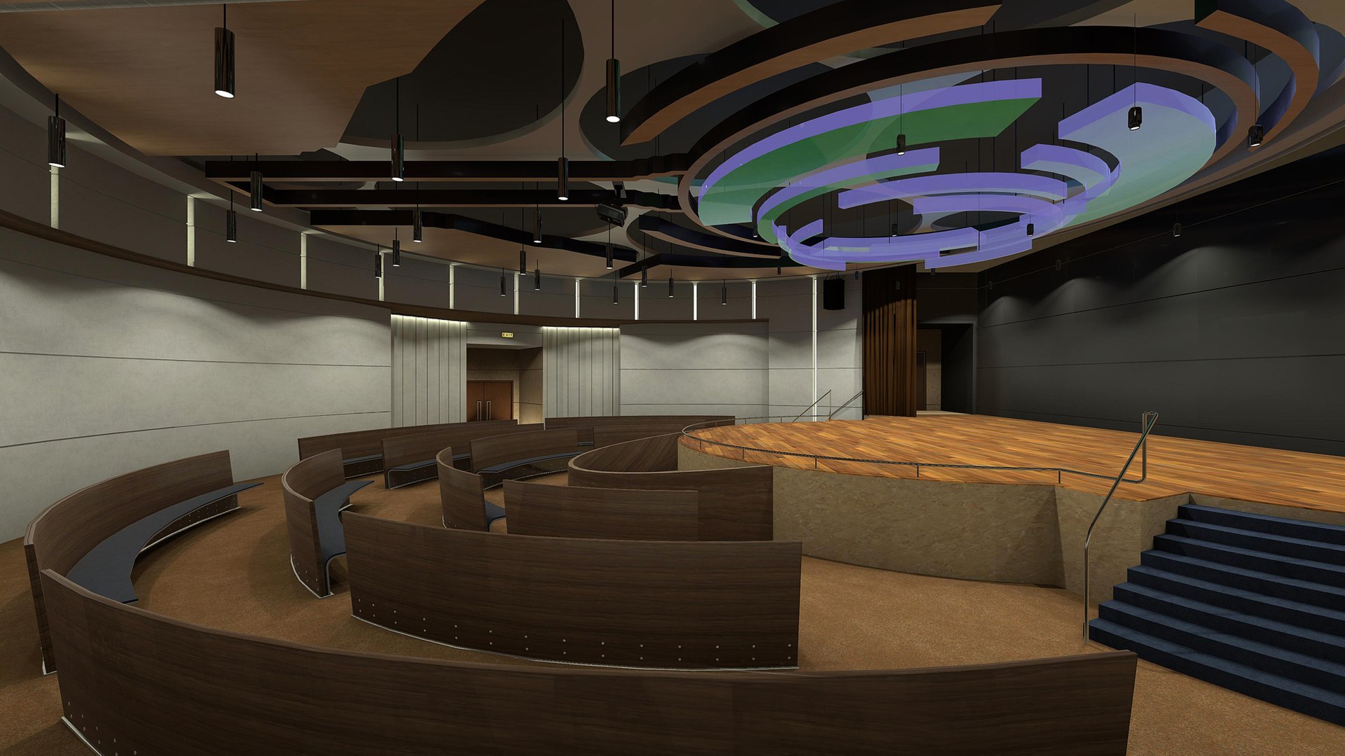 3D Auditorium 03 Model - TurboSquid 2048569