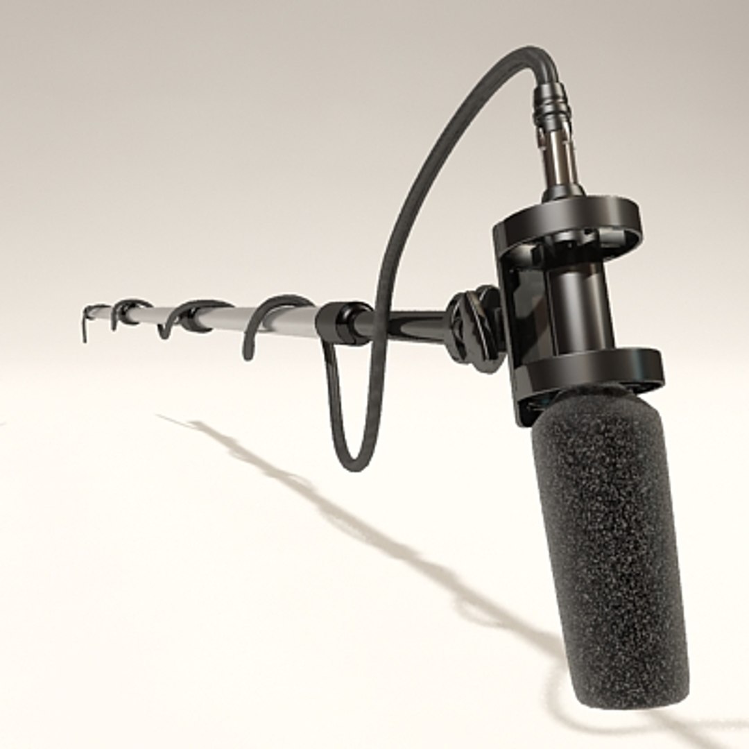 3d Boom Mic Model