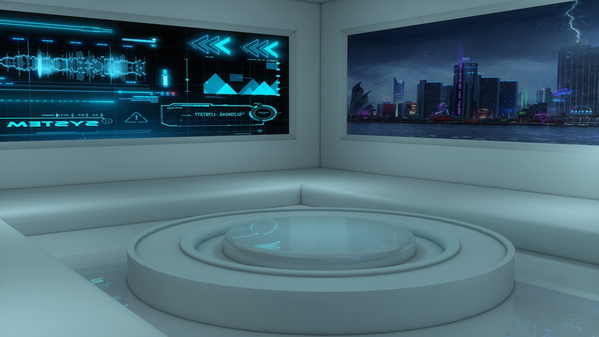 Sci Fi Room 3D Model - TurboSquid 2124195