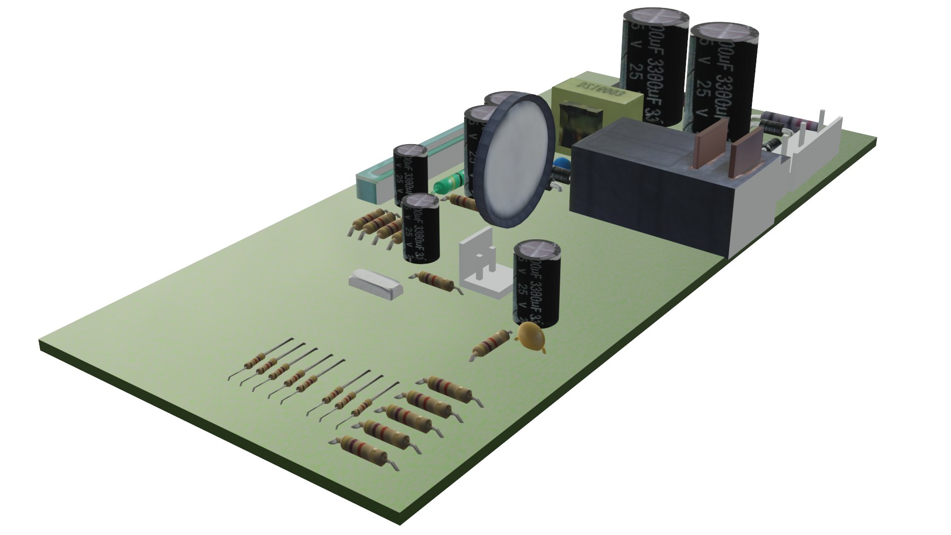 3D Electronic Board Model - TurboSquid 1883186